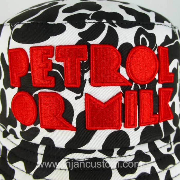 Custom Embroidered Bucket Hats with Screen Printing Design | Fully ...