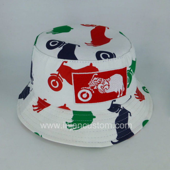 Custom Embroidered Bucket Hats with Screen Printing Design | Fully ...