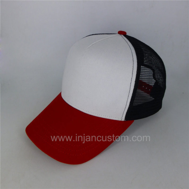 Custom Made Trucker Caps with Custom Logo Curved Brim 5 Panels Style ...