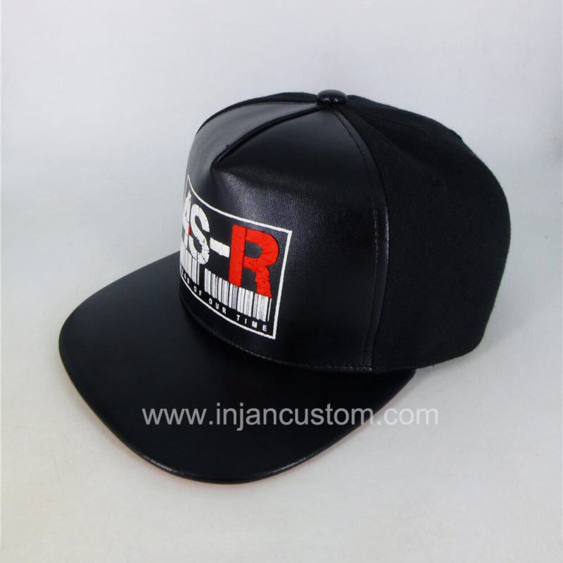 Custom Snapbacks with 3D Foam Printing Flat Brim 5 Panels Style | Fully ...