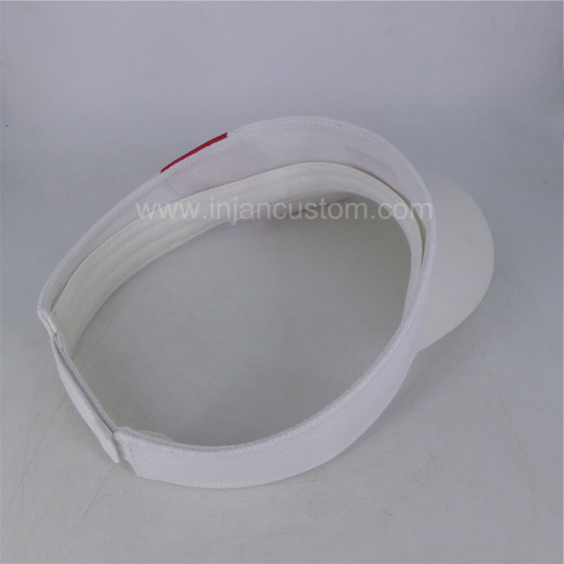 Custom Sports Visors with Flat Embroidery Logo on Front | Fully Custom ...