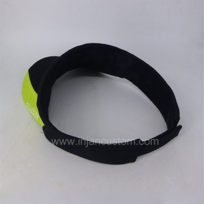 Custom Team Visors with Flat Embroidery Logo on Front | Fully Custom ...