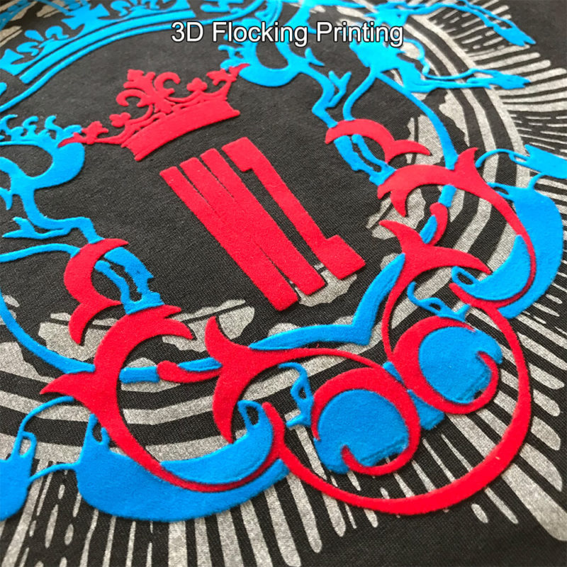 3D Flocking Printing on Garment | Fully Custom Hats and Garments ...